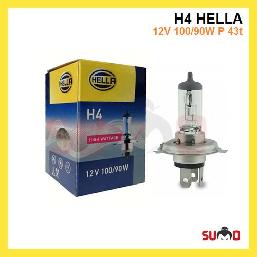 Hella H4 12V 100/90W Halogen Bulb [ 1 Piece ] | Shopee Malaysia