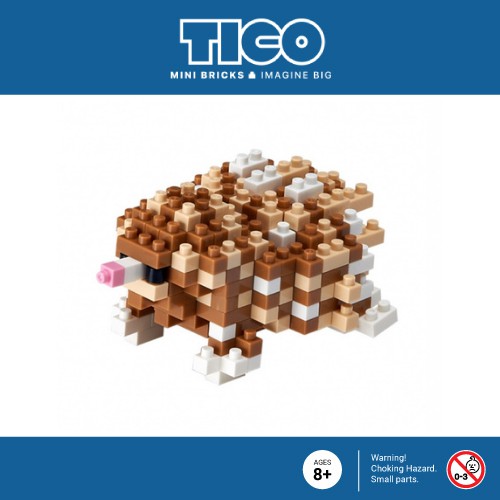 TICO Mini Bricks ZOO - Echidna | AUSTRALIAN ANIMALS Series | TICO 微型積木 ...