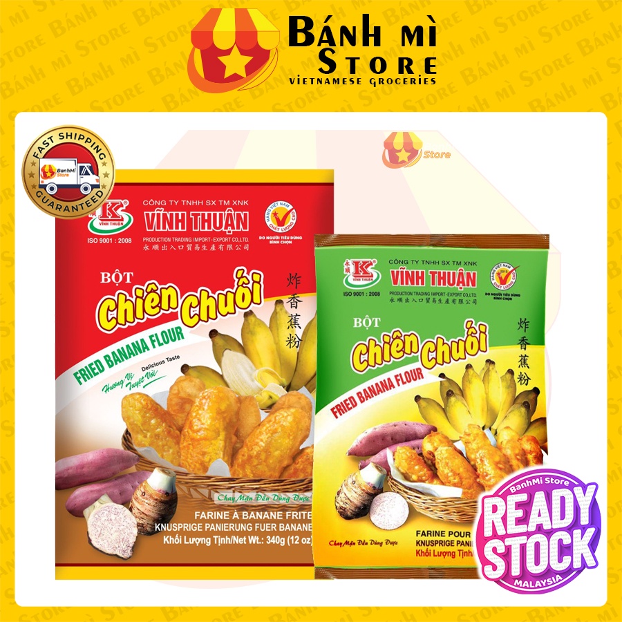 VINH THUAN BOT CHIEN CHUOI 🇻🇳 | VIETNAM FRIED BANANA FLOUR| 越南炸香蕉粉 250g ...