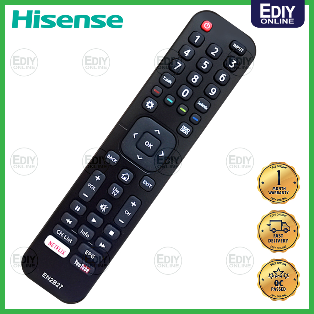 HISENSE EN2B27 TV REMOTE CONTROL Universal Smart LED LCD TV Replacement ...