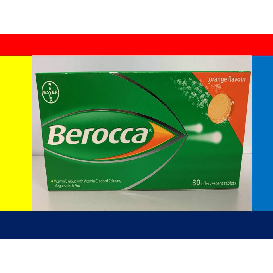 BEROCCA EFFERVESCENT TABLETS 30'S / 45'S (ORANGE) | Shopee Malaysia