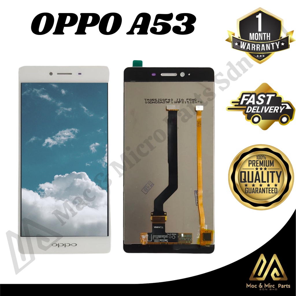 Oppo A53 Fullset LCD Premium Quality Touch Screen Digitizer Replacement ...