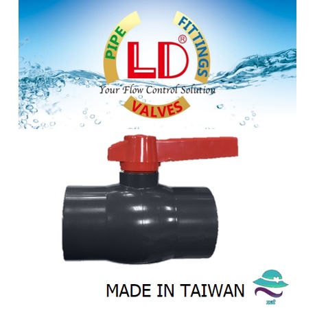 LD 828 PVC Ball Valve BSP Threaded End (4") | Shopee Malaysia