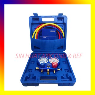 VALUE Air-Cond Service Dual Manifold Gauge Set R410a R32 R22 R134a ...