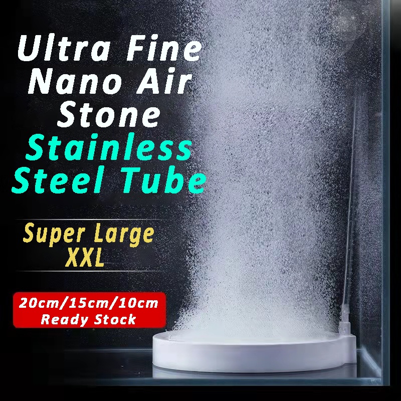 Aquarium Air Stone Nano Bubble Stone Batu Udara 10cm/15cm/20cm Super ...