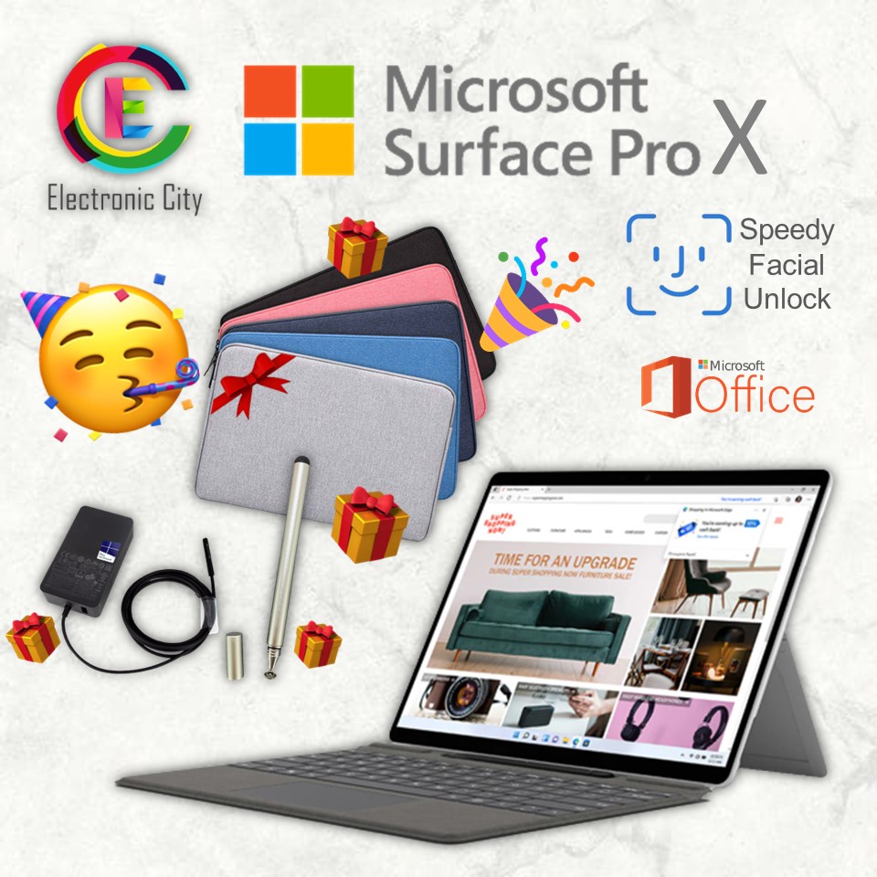 🇲🇾Malaysia Ready Stock Free Shipping🇲🇾 Microsoft Windows Surface Pro X1 / Pro X2 🎉FREE GIFT ...