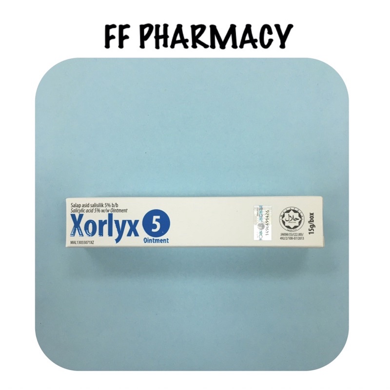 Xorlyx 5 Salicylic acid 5% 15g [EXP NOV 2026] | Shopee Malaysia