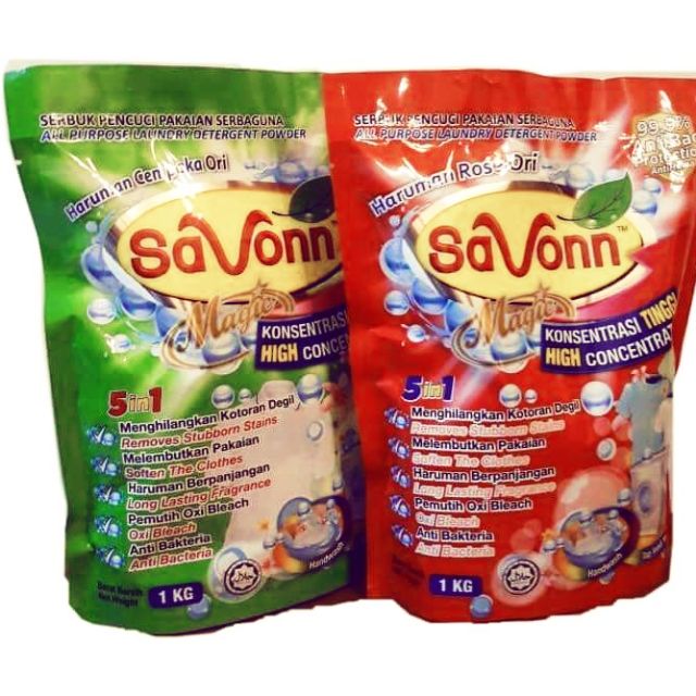 SAVONN MAGIC SERBUK PENCUCI KAIN (READY STOCK) (100% ORIGINAL) | Shopee ...
