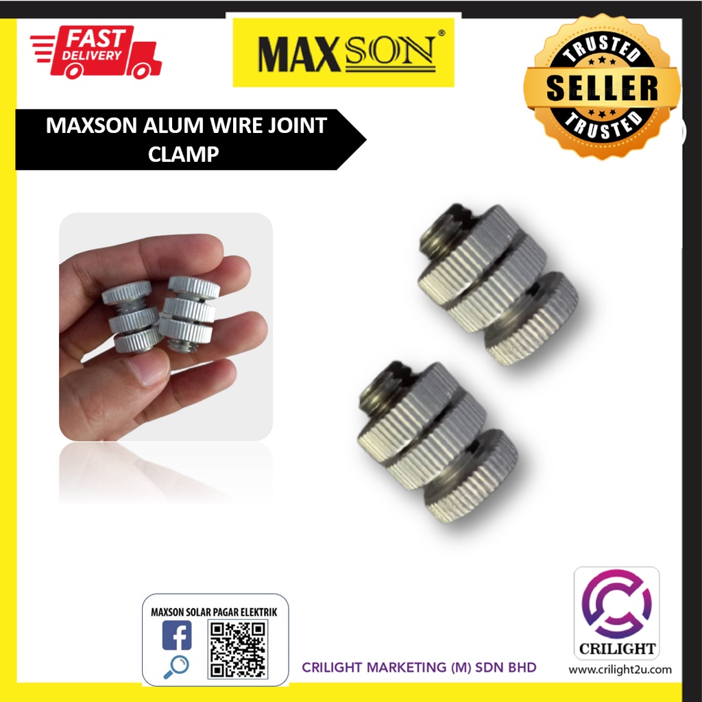 Crilight Maxson Alum Wire Join Clamp Wire Connector | Shopee Malaysia