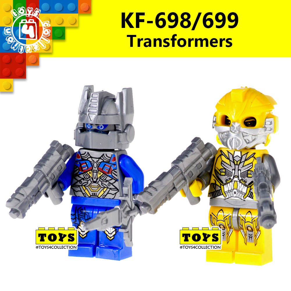 KF698/9 Transformer Bumblebee Optimus Prime Transformers Minifigures ...