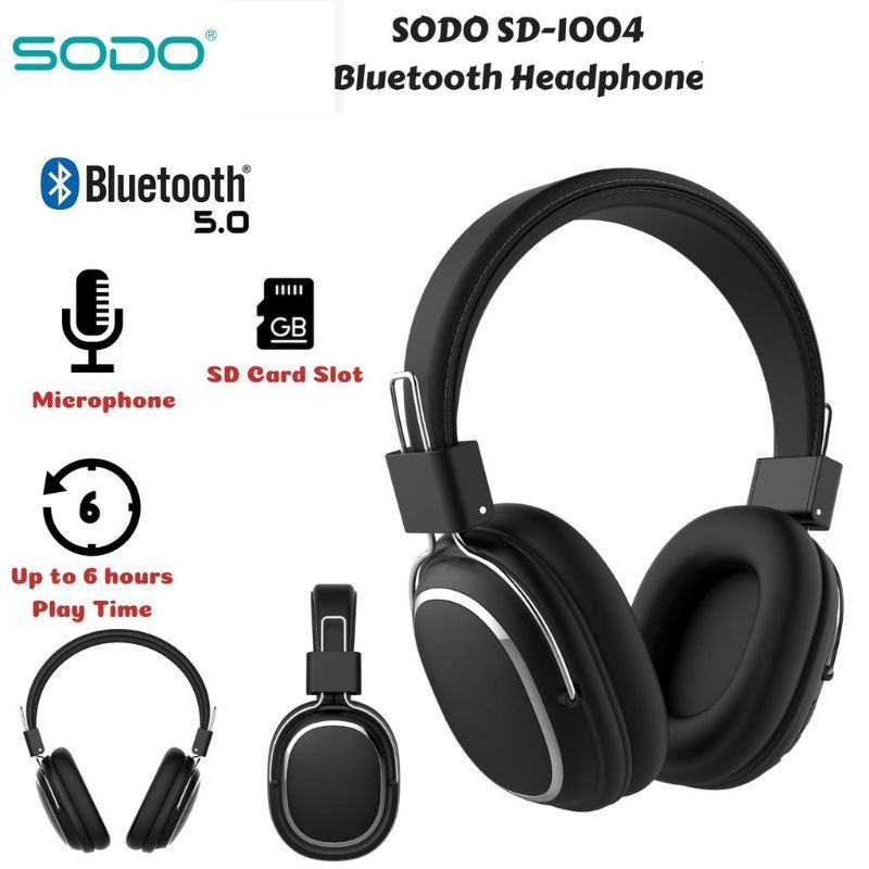 SODO SD-1004 / SD-1006 / SD-1007 Dual Mode (Wired & Wireless) Bluetooth 5 with AUX, TF Card, FM ...