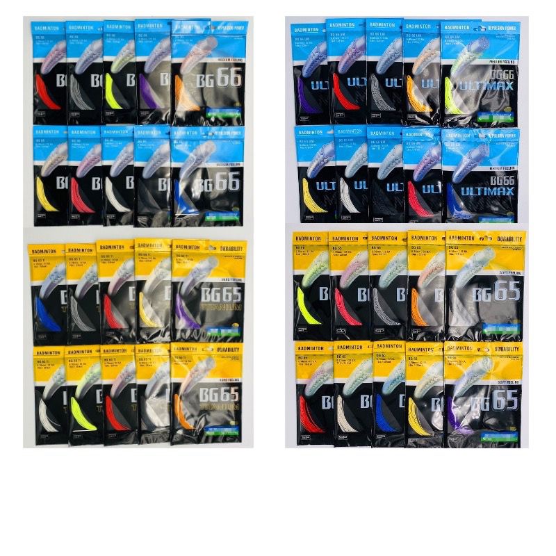 TALI RAKET BADMINTON STRING BG66 ULTIMAX (Ready Stock) | Shopee Malaysia