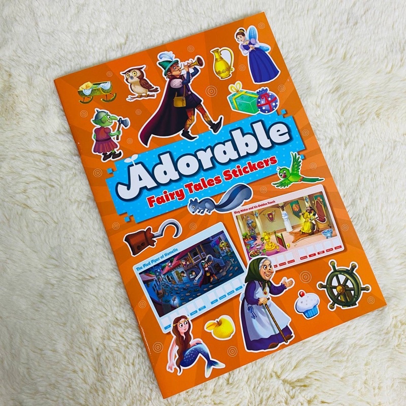 Fairy Tales Sticker Book Cinderella, Ariel and More Fairytales ...