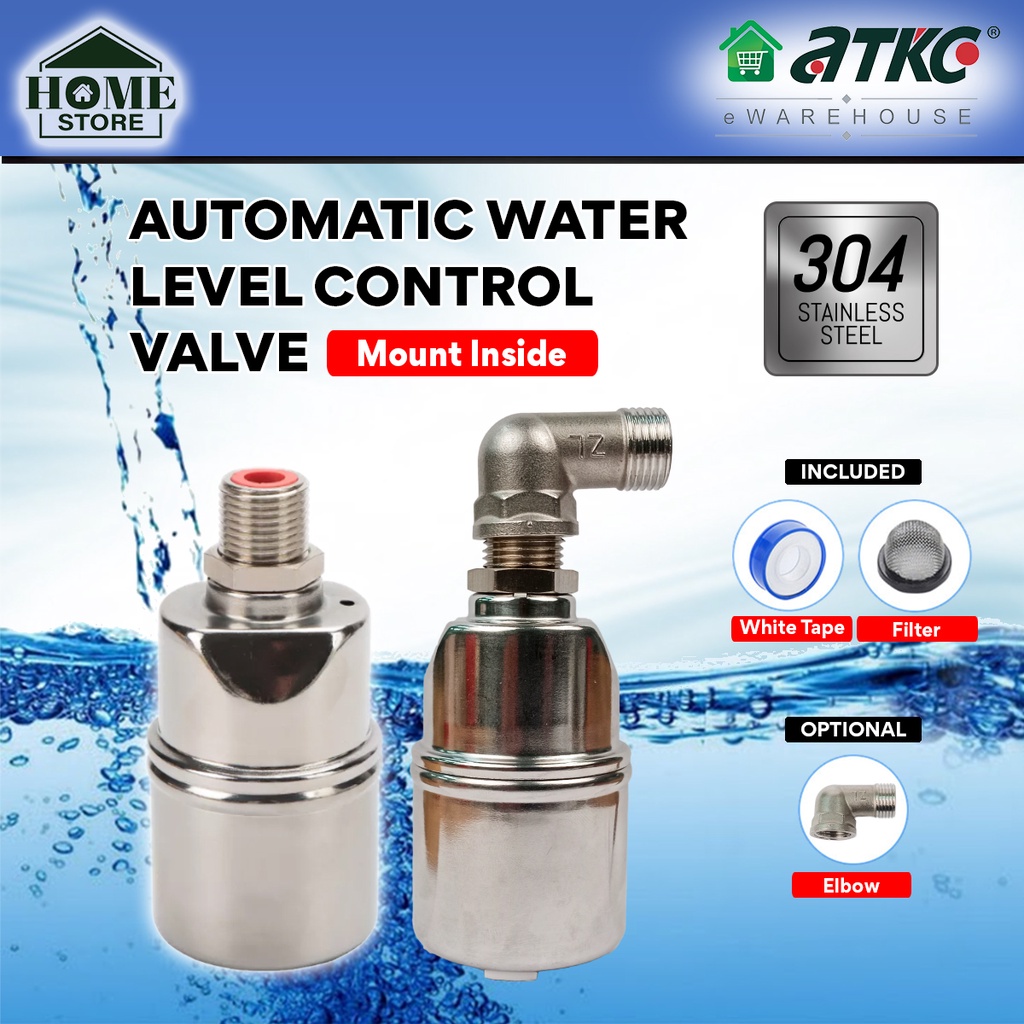 Stainless Steel 304 Automatic Water Level Control Float Valve Mount ...