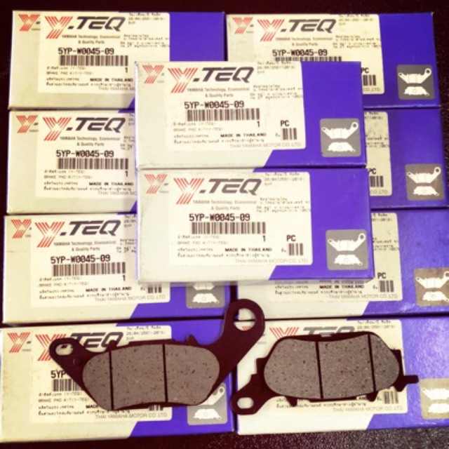 LC135 FZ150 Brake Pad Front Depan 100% original Yamaha Y-TEQ 5YP-W0045 ...