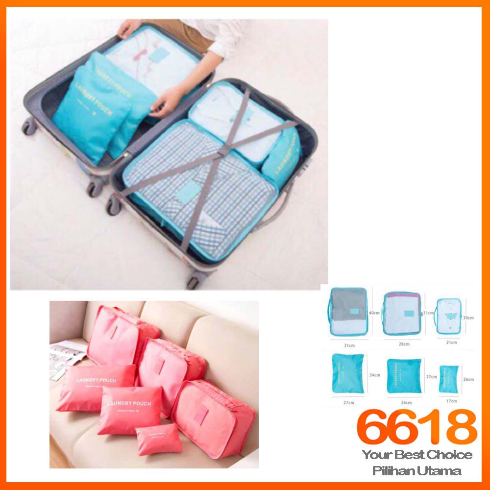Beg Begasi Besar Travel Extra Large Type 6 in 1 Set Travel Organizer ...