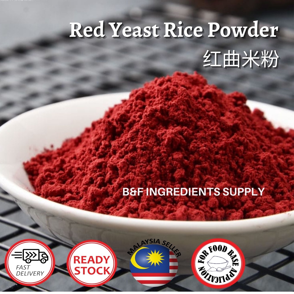 Red Yeast Rice Powder (1kg)- 食用红曲米粉-Natural Vege Powder-纯天然蔬果粉- Baking ...