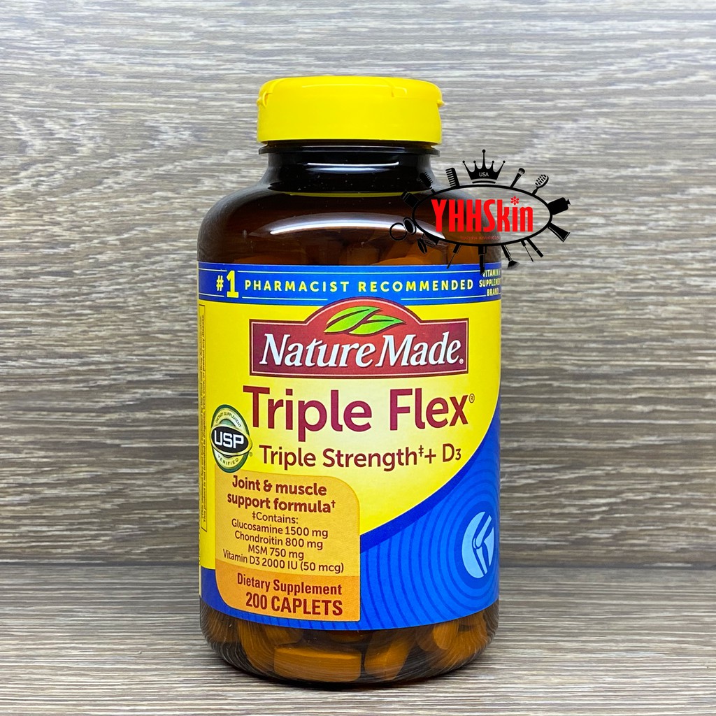 Nature Made Triple Flex Strength + D3 (200 Tablets) | Shopee Malaysia