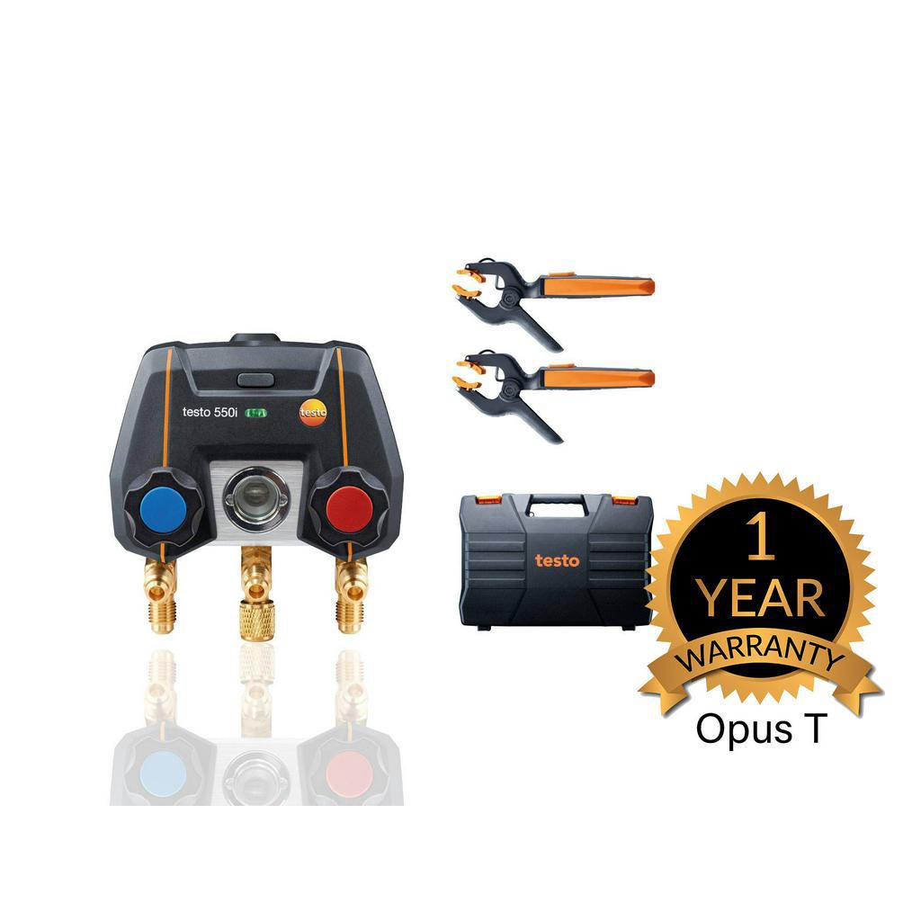 testo 550i Smart Kit - App-controlled digital manifold with wireless ...