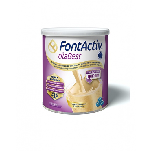 FONTACTIV DIABEST LOW GLYCEMIC INDEX VANILLA FLAVOUR 400g/800g | Shopee ...