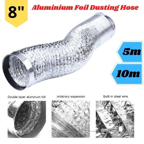[READY STOCK] 8" X 5M/10M Double Layer Aluminum Ducting Hose ...