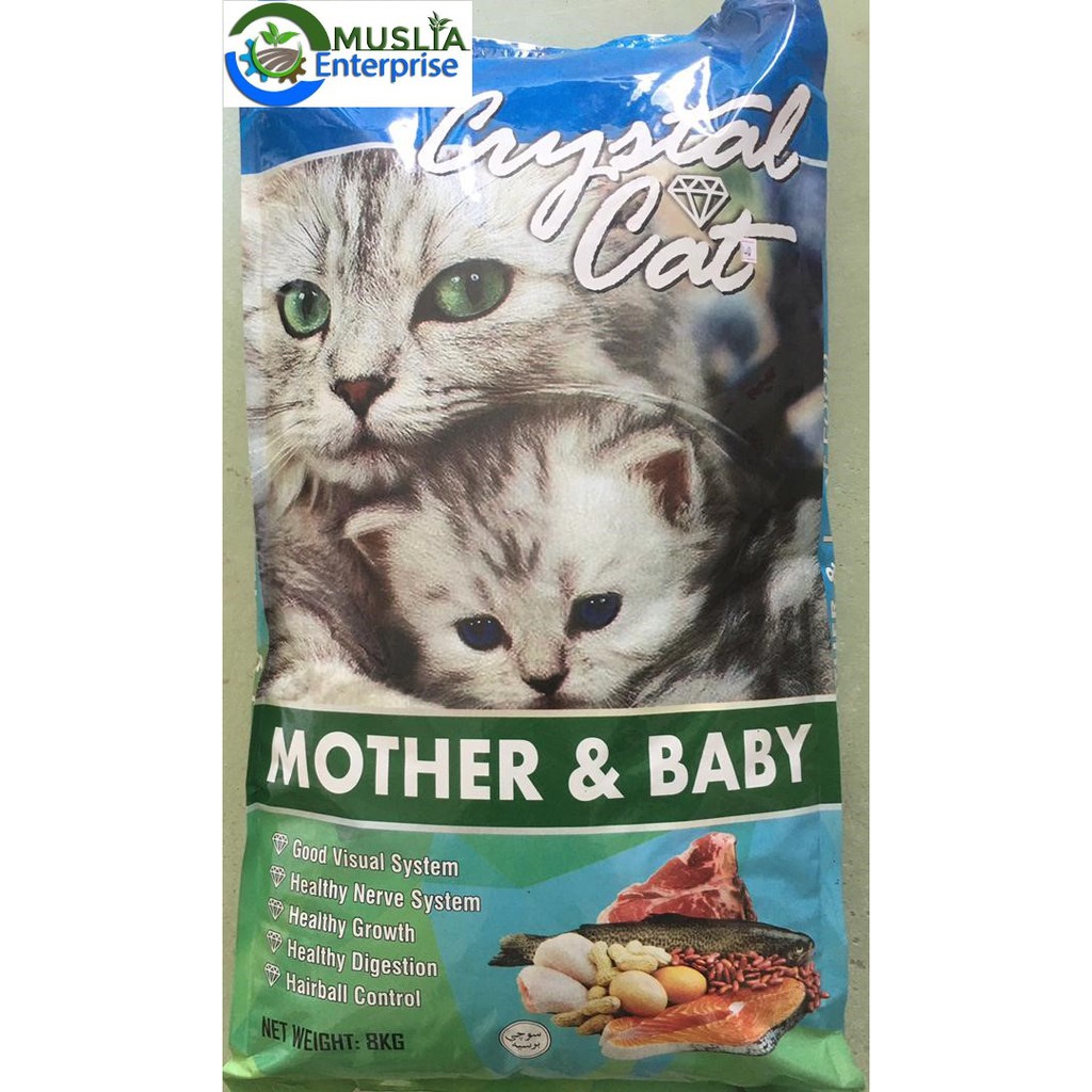 Crystal Cat [8KG] Mother & Baby | Makanan Kucing (Cat Food) | Shopee ...