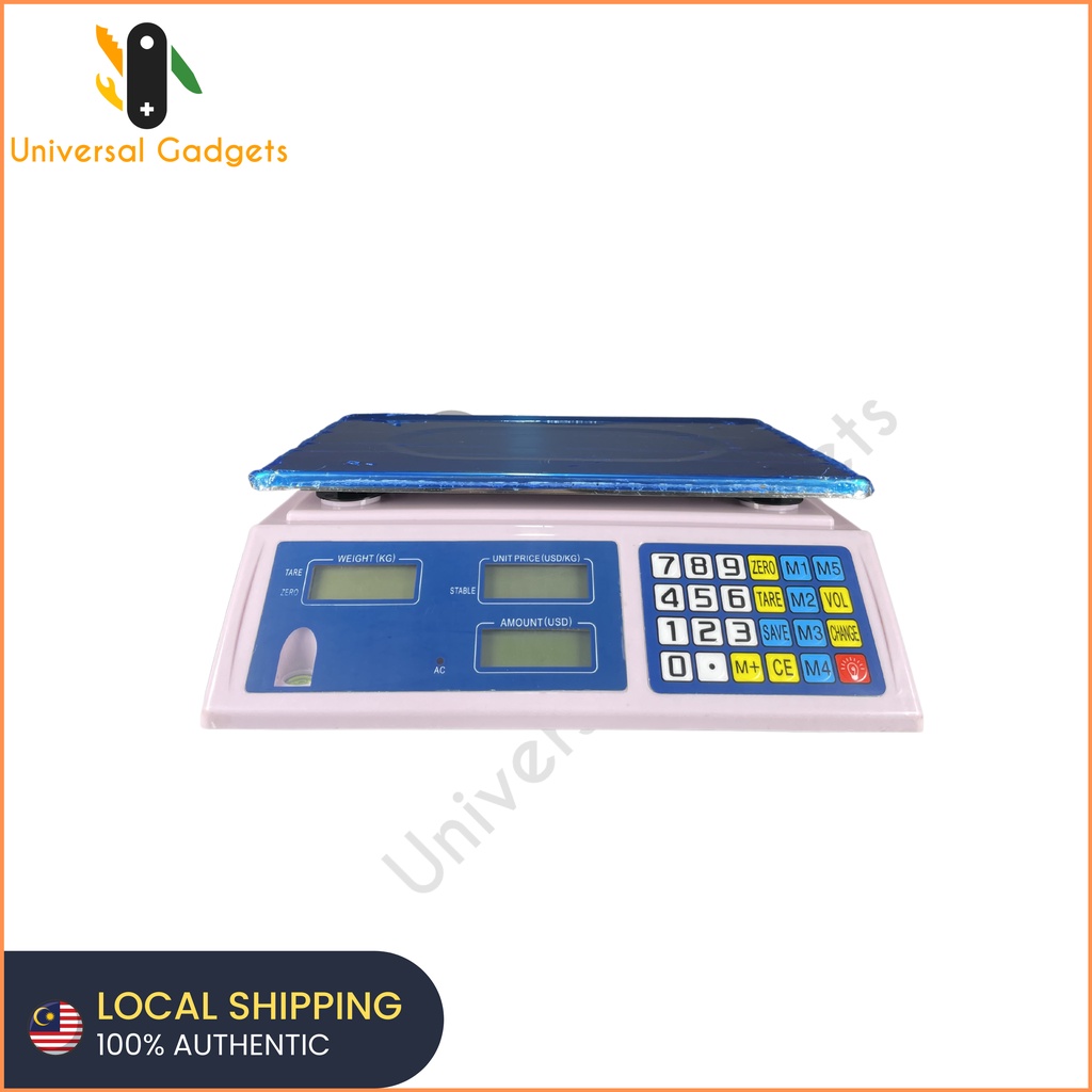 Pricing Scale 25kg Digital Weighing Scale Rechargeable | Shopee Malaysia