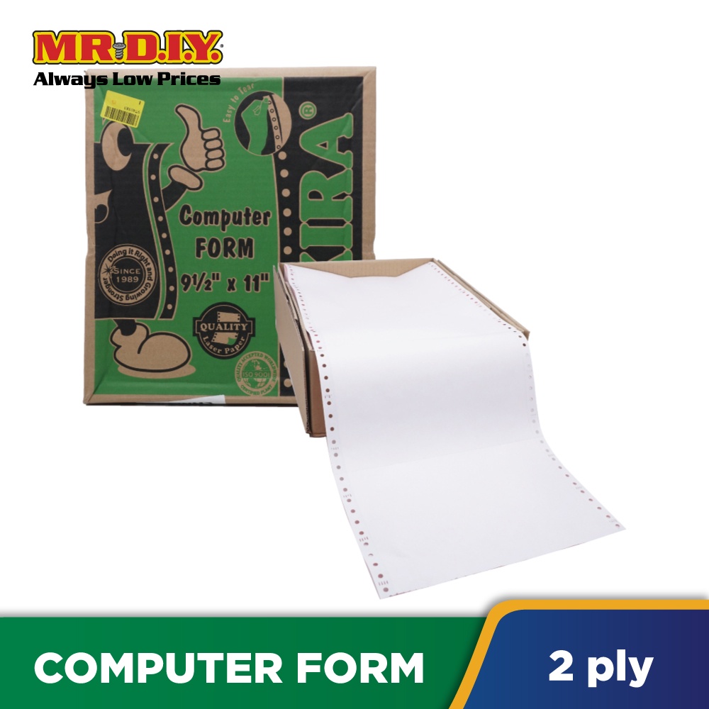 AKIRA 2 Ply NCR Computer Form 9.5 x 11 Inch (400 Sheets) | Shopee Malaysia