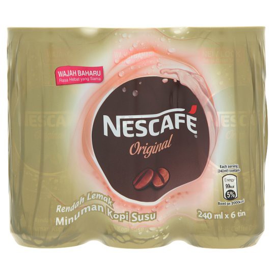 AIR TIN Nescafe Original Milk Coffee Drink 6 x 240ml | Shopee Malaysia