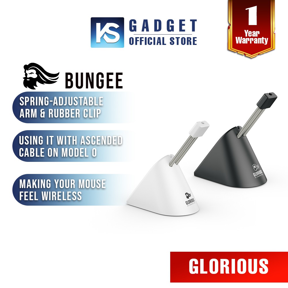 [READY STOCK]GLORIOUS PCGR MOUSE BUNGEE ( BLACK / WHITE ) | Shopee Malaysia