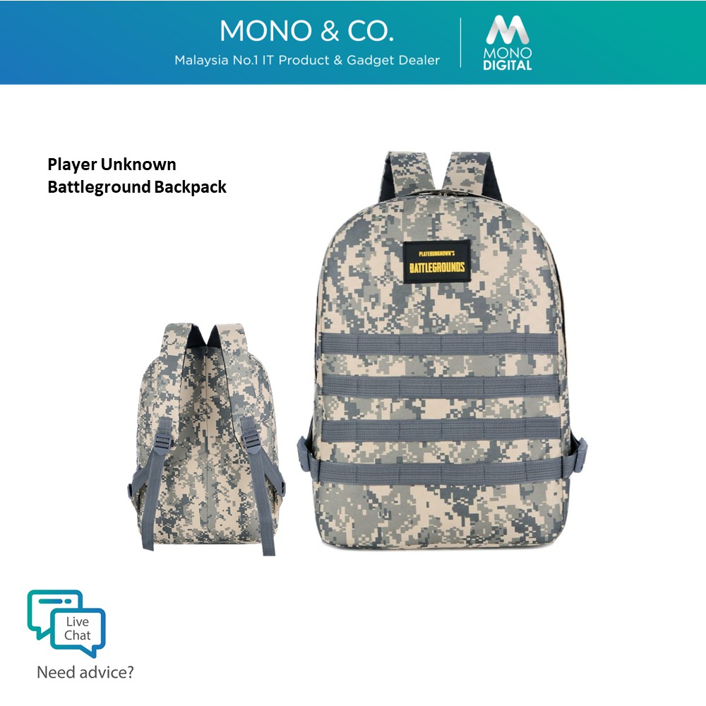 PUBG Bag Backpack Gamer Outdoor Army Bag Pack Military Gaming Canvas ...