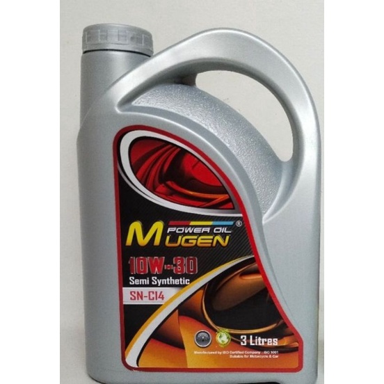 MUGEN ENGINE OIL 10W30 SN / C14 SEMI SYNTHETIC -3L | Shopee Malaysia