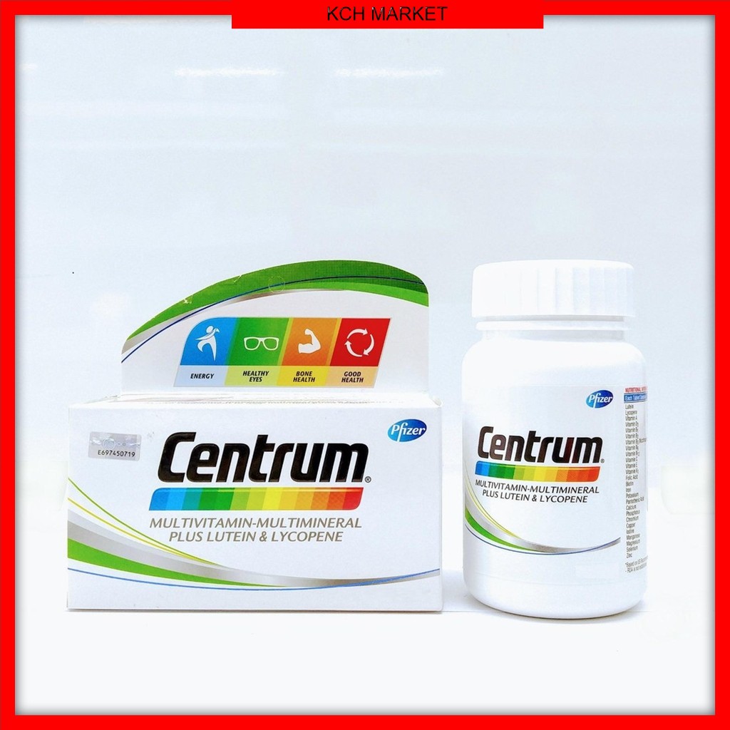 Centrum Multivitamin-Multimineral Plus Lutein Healthy Eyes & Lycopene ...