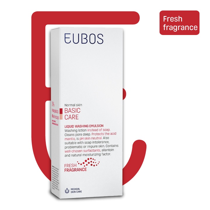EUBOS Liquid Washing Emulsion - Red (200ml) | Shopee Malaysia