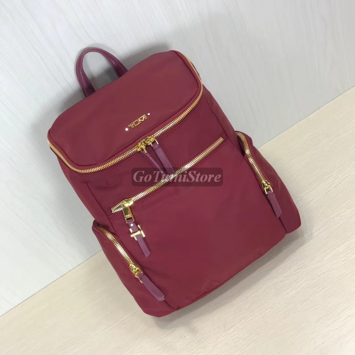 MERAH Tumi Backpack Voyaguer Bethany Free Embos Red Red Backpack Rancel ...
