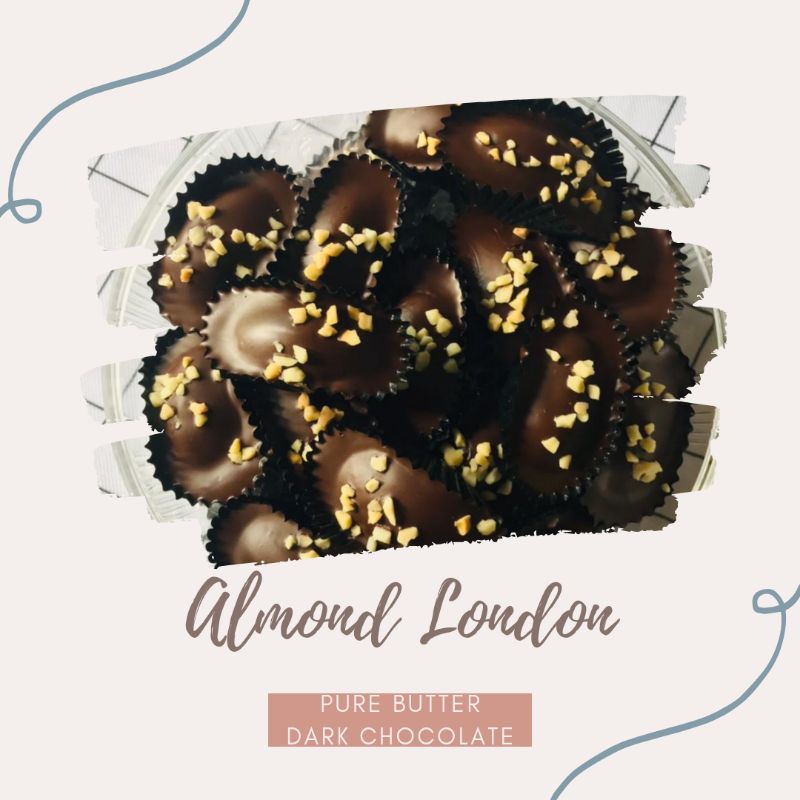 KUIH RAYA HOMEMADE ALMOND LONDON BADAM SEBIJI PURE BUTTER | Shopee Malaysia