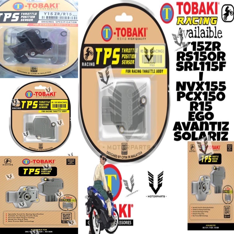 Tobaki Racing/Standard Throttle Position Sensor TPS For Y15ZR/R15/RS150 ...