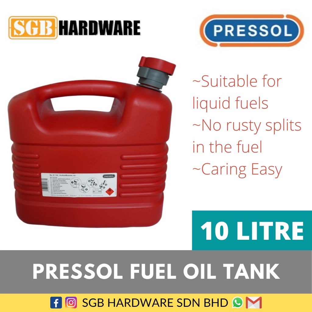PRESSOL Fuel Tank Water Container 10 litre / Fuel Tank Water Container ...