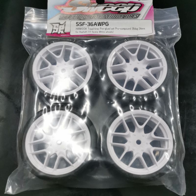 Sweep Racing 12 spoke white wheels SSF-36AWPG | Shopee Malaysia