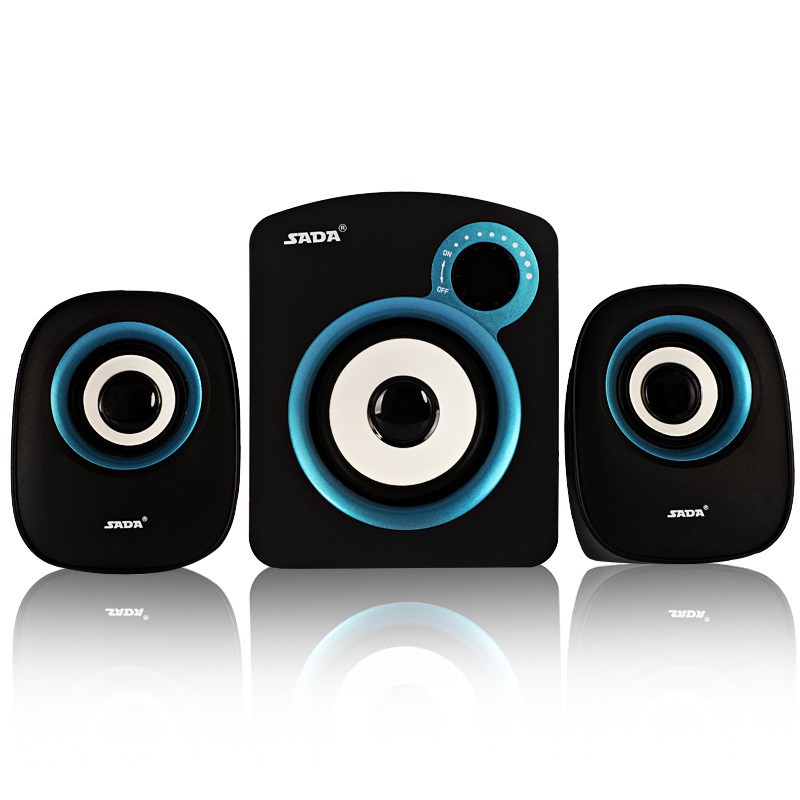 SADA D-200B Multimedia USB Subwoofer Speaker (Blue) | Shopee Malaysia