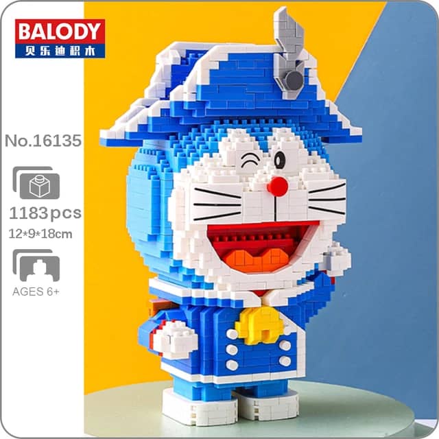 BALODY BLOCK CAPTAIN PIRATE DORAEMON (16135) | Shopee Malaysia