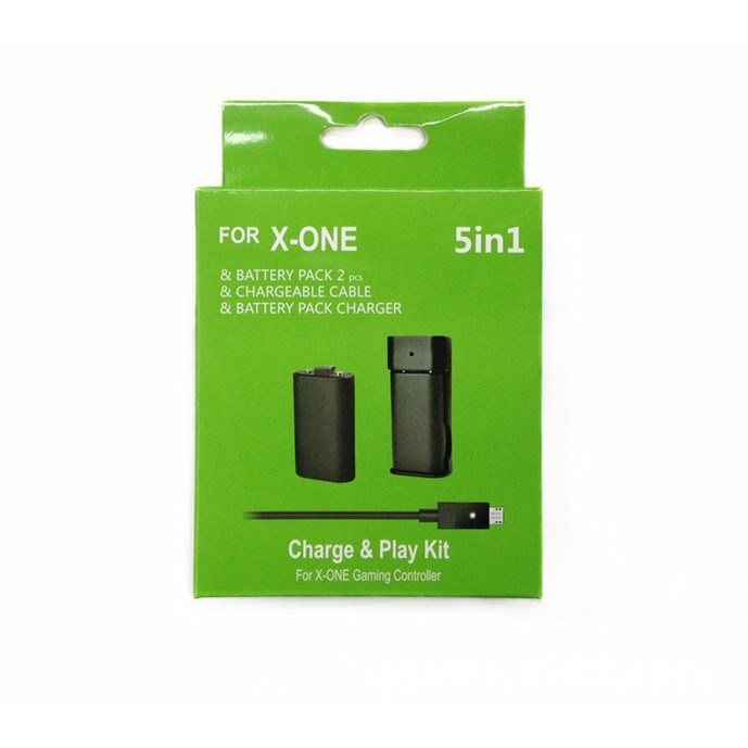 Xbox One Wireless Controller Rechargeable Battery Charge Kit 5 In 1 ...