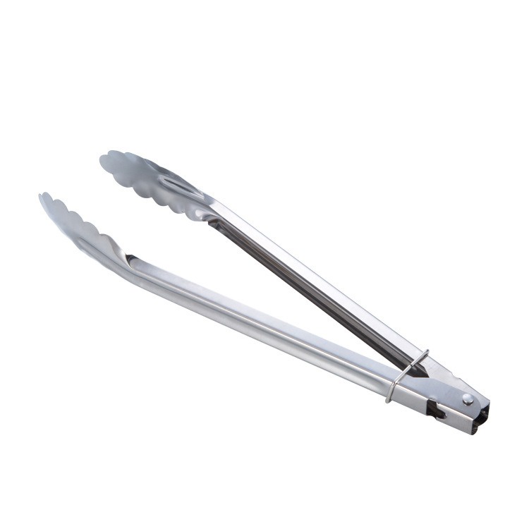 Stainless Steel Tong Food Clip BBQ Tongs Tweezer Penyepit Makanan ...