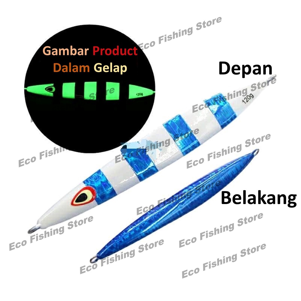 Uv luminous JIG KILLER 60g-350g. fishing slow fast jigging lure pancing tenggiri jenahak kerapu ...