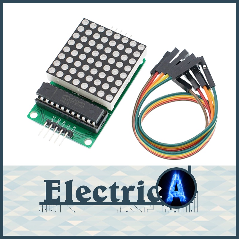 Dot Matrix 8x8 Display Module MAX7219 [ElectricA] | Shopee Malaysia