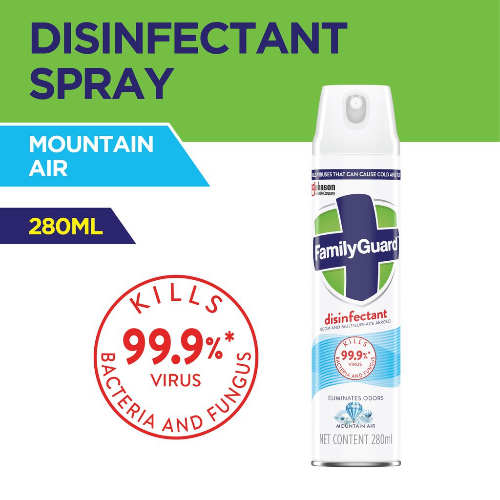 SC JOHNSON Family Guard Disinfectant Spray 280ml | Shopee Malaysia