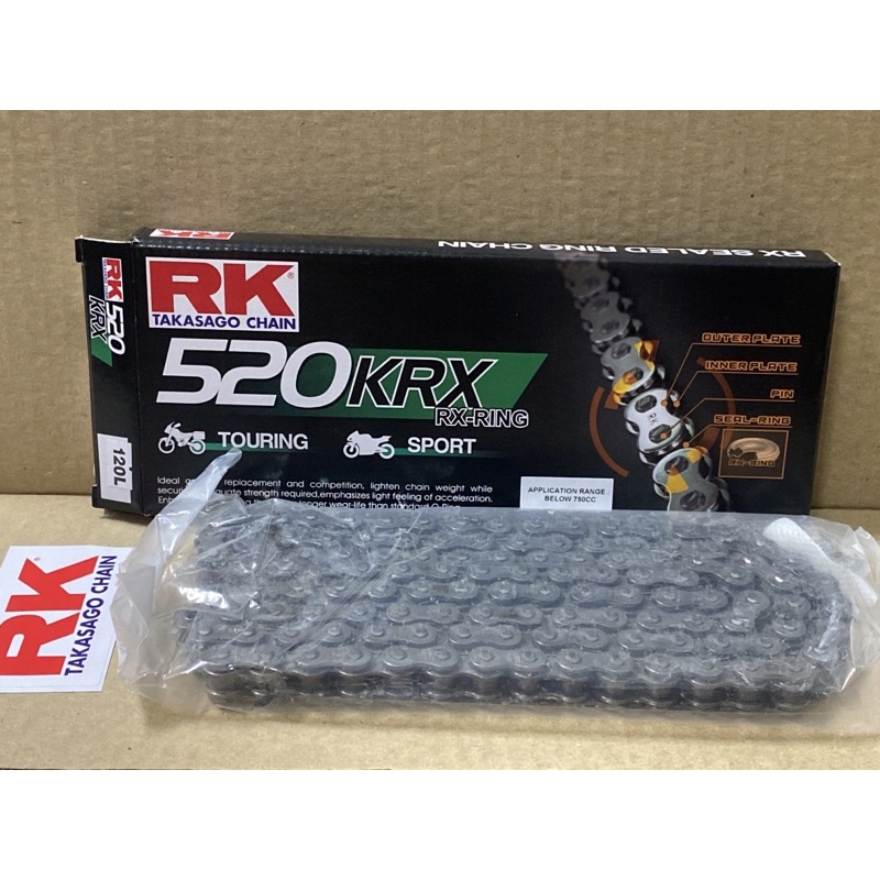 RK 520 KRX X-RING Chain 120L Rivet Type | Shopee Malaysia