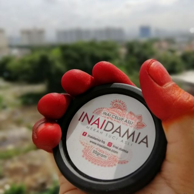 💥[Freegift] Inai Daun Asli Damia Celup💥 | Shopee Malaysia