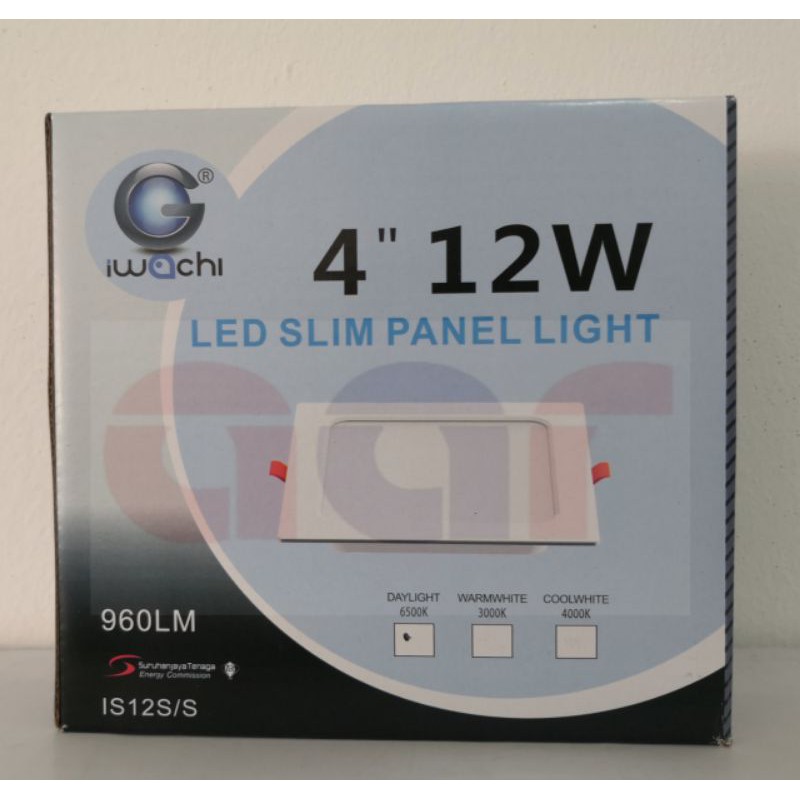 Iwachi Square 12W LED Downlight (SIRIM APPROVED) | Shopee Malaysia