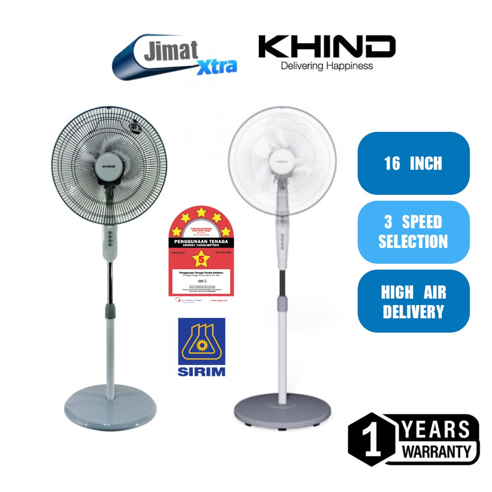 [Khind/Mistral] 16” Stand Fan SF1682SE KIPAS BERDIRI 16" 风扇 Mistral ...